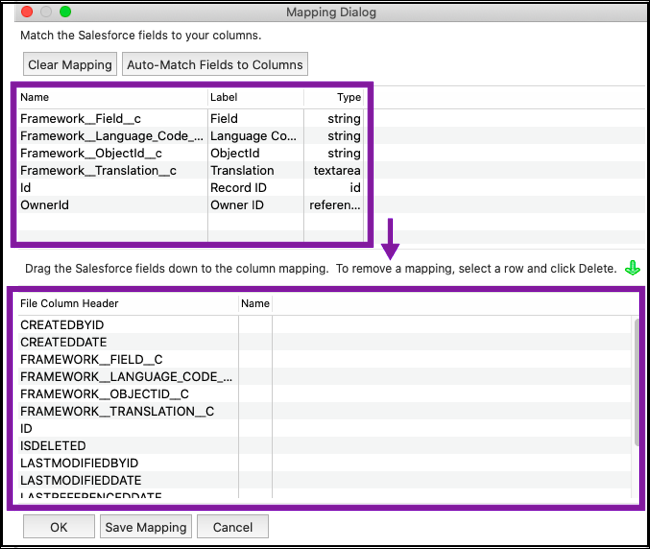 Import/Export Translation Records