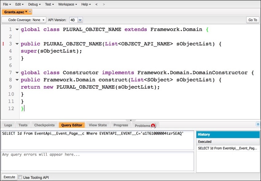 Create and Register a New Object
