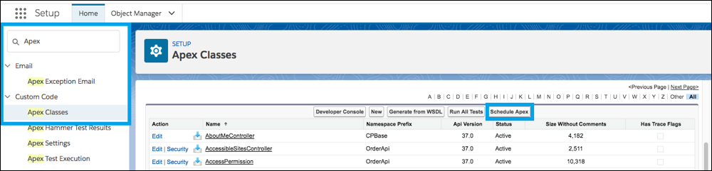 Create Scheduled Jobs