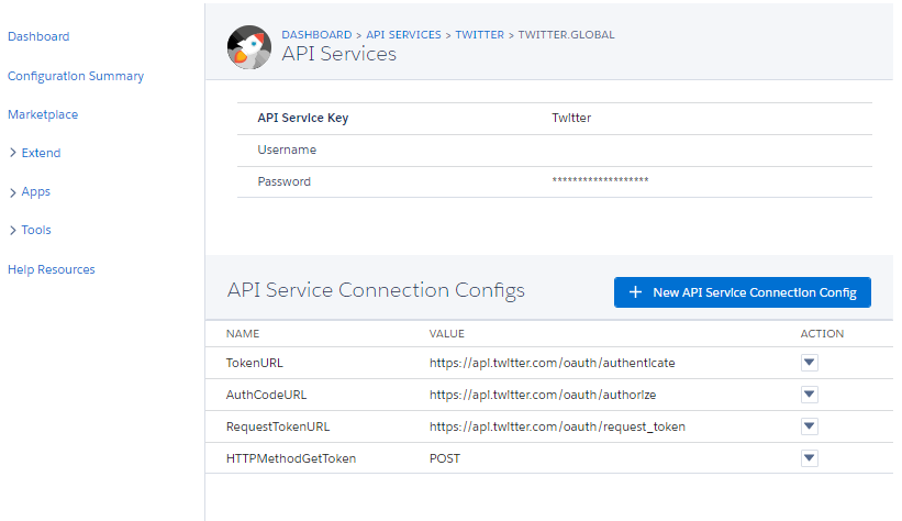 API Service Connections