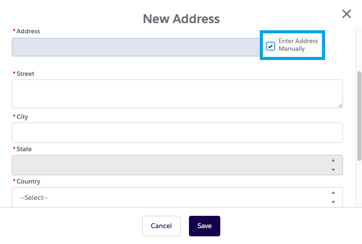 Manage Billing Addresses
