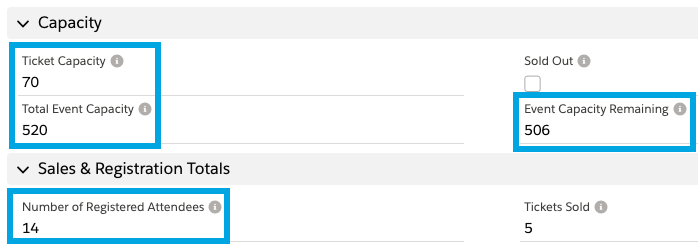 Manage Ticket Inventory and Capacity