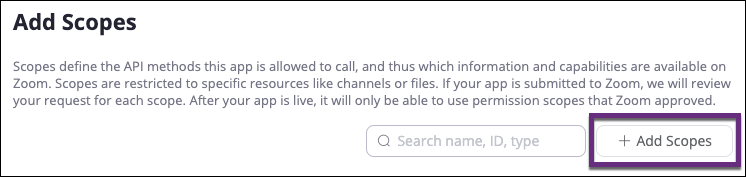 Connect to Zoom: Create OAuth App in Zoom