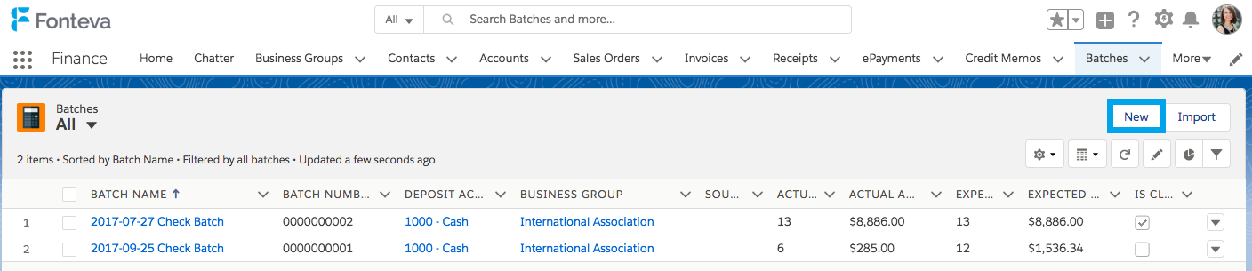 Create a Batch Create a Batch