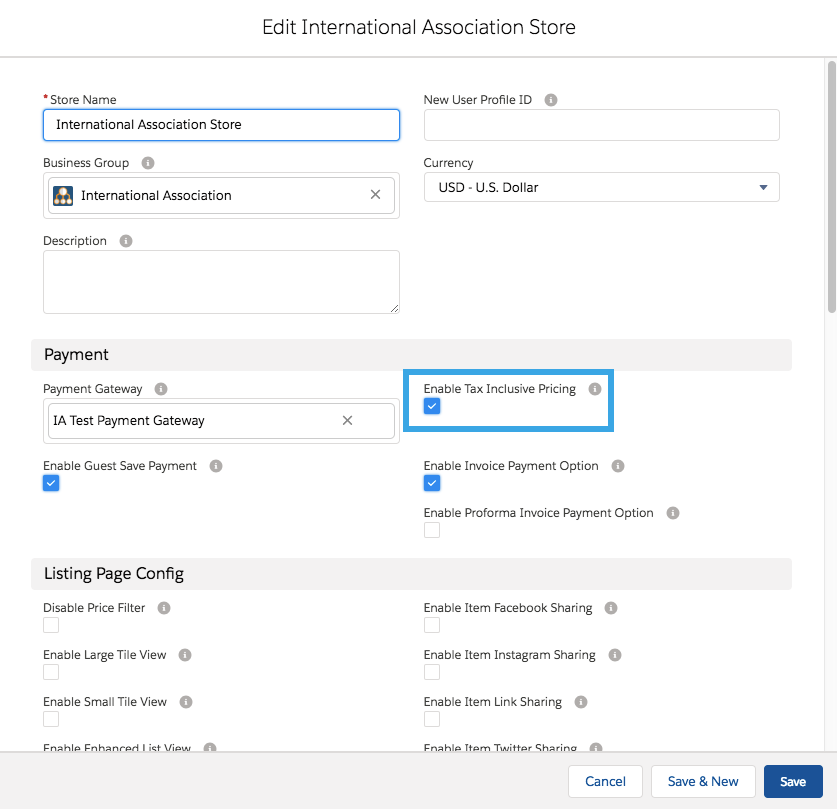 Apply Tax Inclusive Pricing