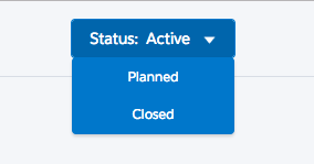 Change Status on an Event