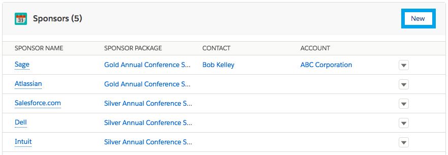 Manually Create Sponsor Record