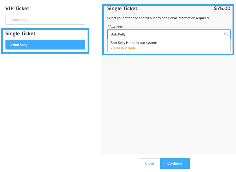 Event Registration Component