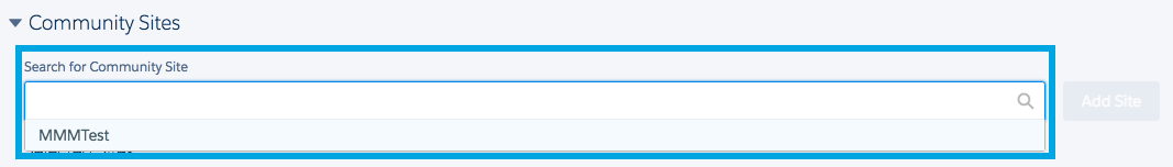 Configure Community Settings