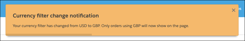 Change Currency in Order Summary Builder