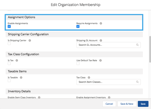 Enable Assignment Roles