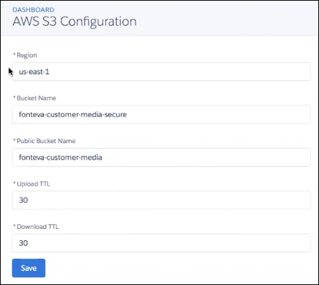 Configure AWS S3