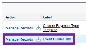 Event Administrator Options